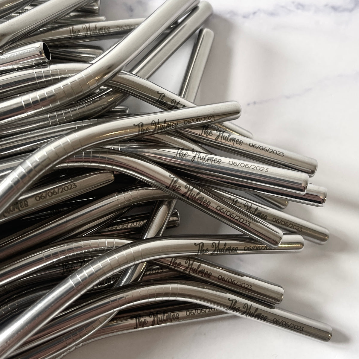 Why Engraved Metal Straws Make the Perfect Wedding Favour – The Metal ...
